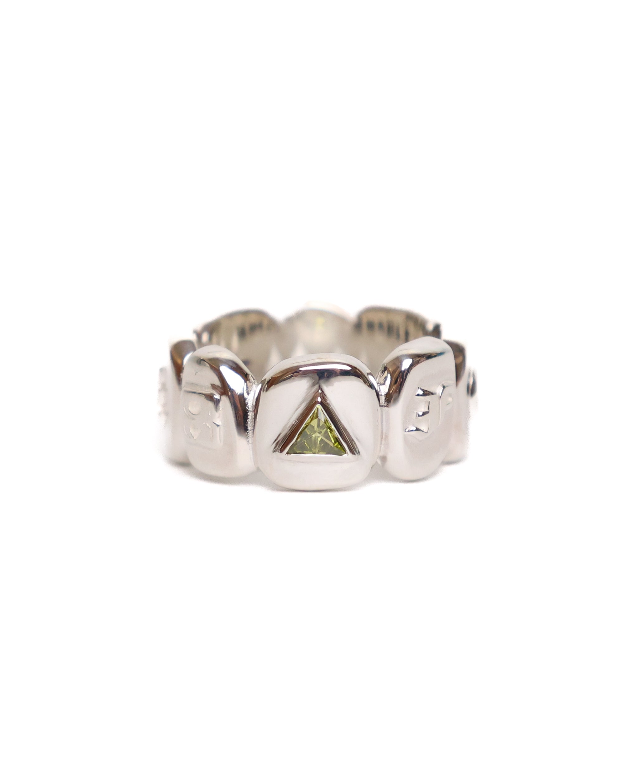 Grill Ring (Silver 925/Green Peridot) – MAPLE